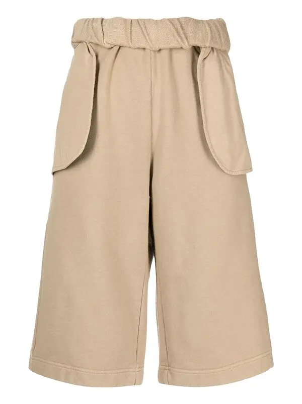 DION LEE Cotton Knee-length Shorts - Brown