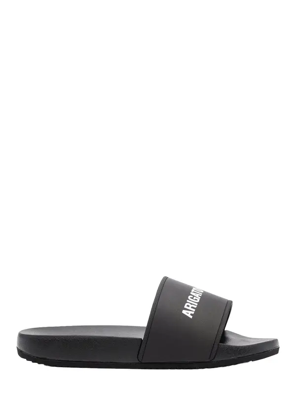 Axel Arigato Logo-print Slides - Black