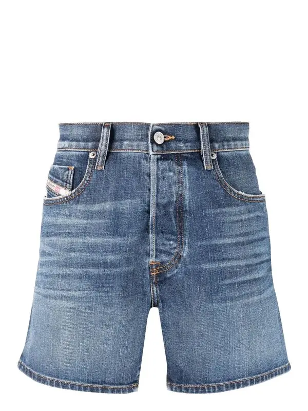DIESEL® Slim-fit Denim Shorts - Blue