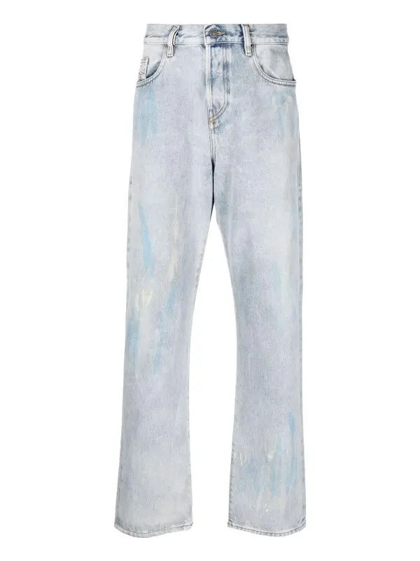 DIESEL D-viker Straight-leg Jeans - Blue
