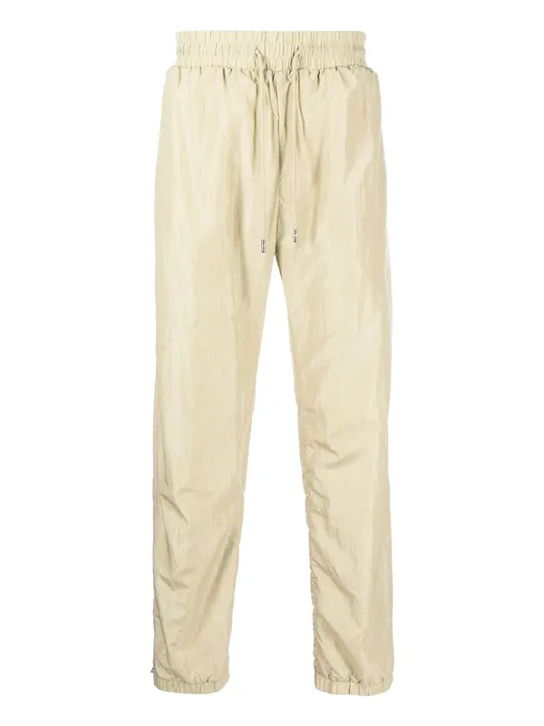 JUST DON Stripe-side Tech Track Pants - Neutrals