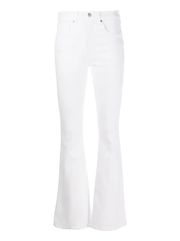 Veronica Beard Beverly Flared Jeans - White