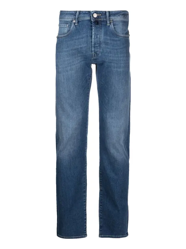Incotex Mid-rise Skinny Jeans - Blue
