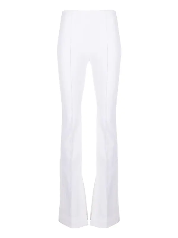 Adam Lippes Eva Flared-leg Trousers - White