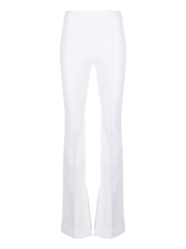 Adam Lippes Eva Flared-leg Trousers - White