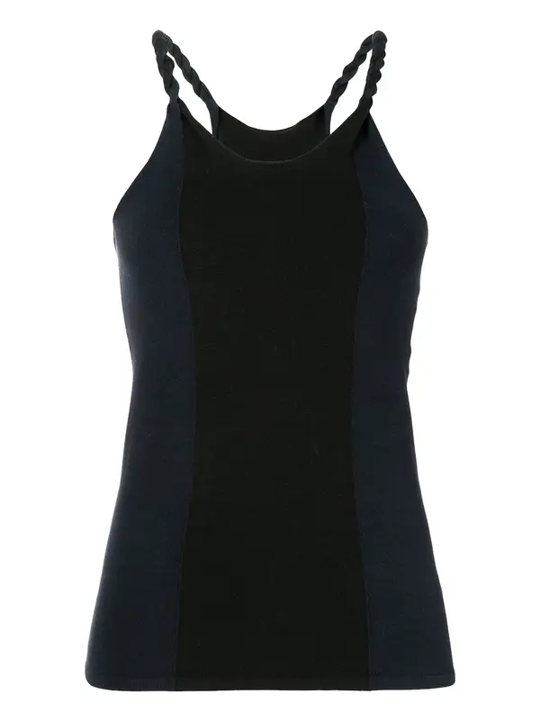 DION LEE Rope-detail Tank Top - Blue