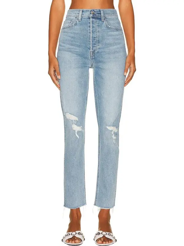 GRLFRND Piper Super High Rise Slim Jeans - La Jolla