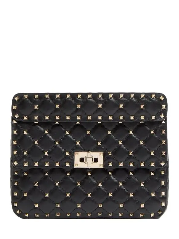 Valentino Garavani Rockstud Spike Medium Bag - Black