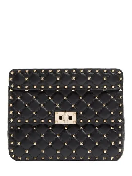 Valentino Garavani Rockstud Spike Medium Bag - Black