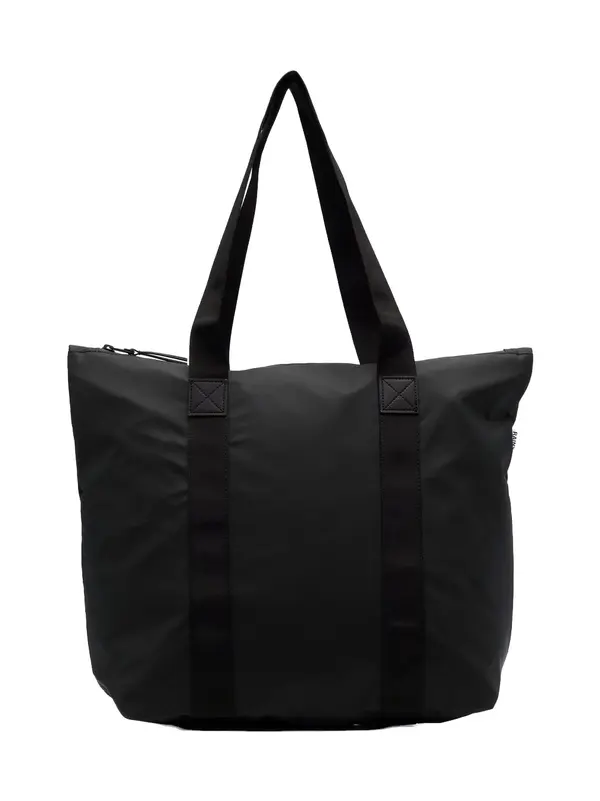Rains Top Zip Tote Bag - Black