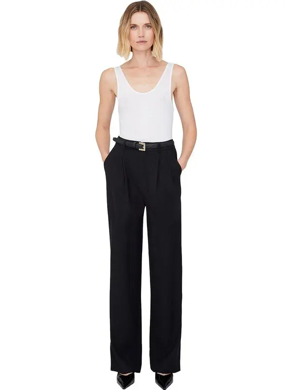 ANINE BING Carrie Pant - Black Twill