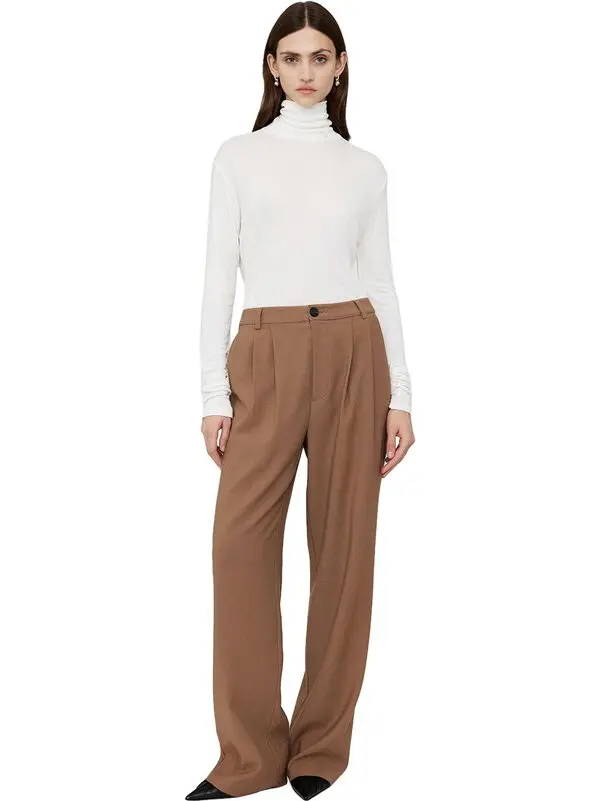 ANINE BING Carrie Pant - Camel Twill