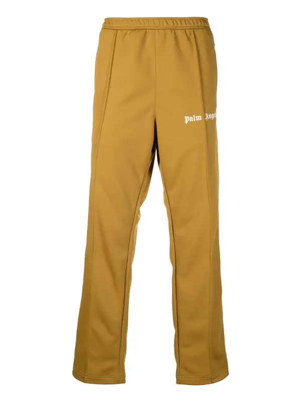 Palm Angels Logo-print Trousers - Brown