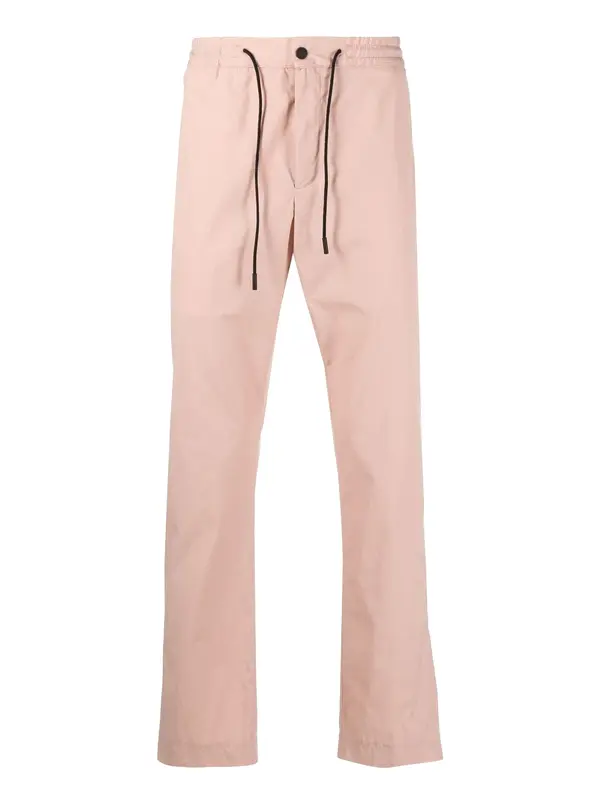 PT TORINO Drawstring-waist Four-pocket Chinos - Pink