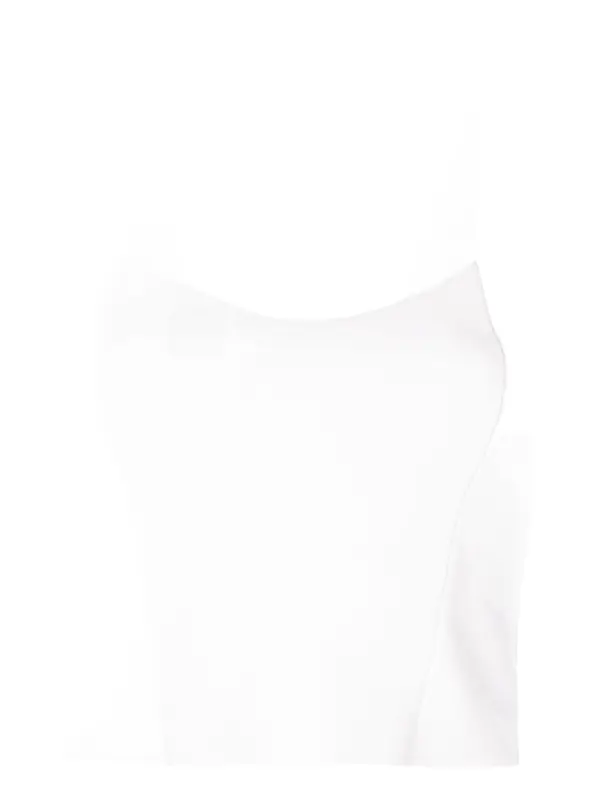 A.L.C. Jordana Cropped Tank Top - White
