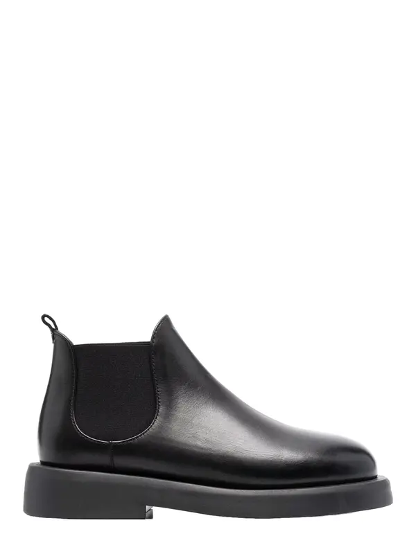 Marsèll Gommello Leather Ankle Boots - Black