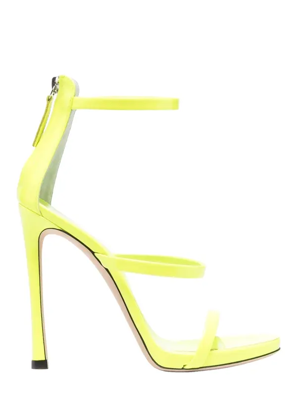 GIUSEPPE ZANOTTI Open-toe Heeled Sandals - Yellow