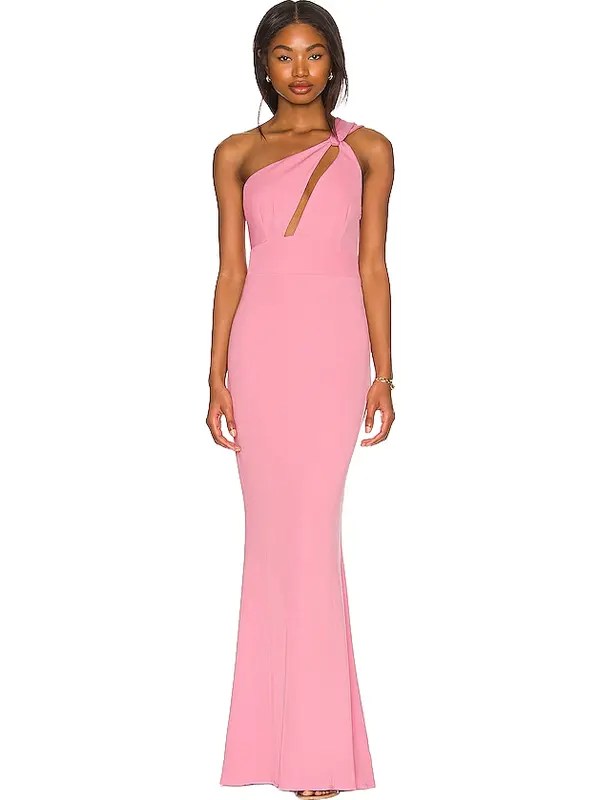 Katie May Edgy Gown - Bubblegum Pink