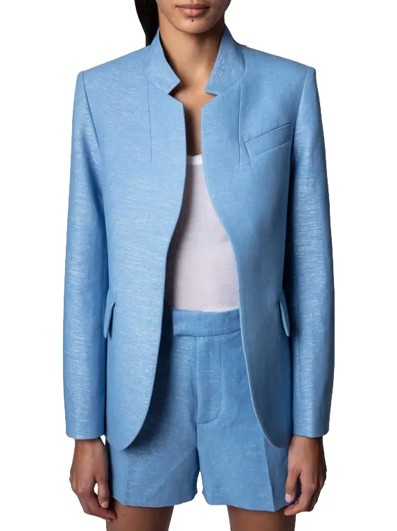 Zadig&Voltaire Very Lin Sparkle Blazer - Azur