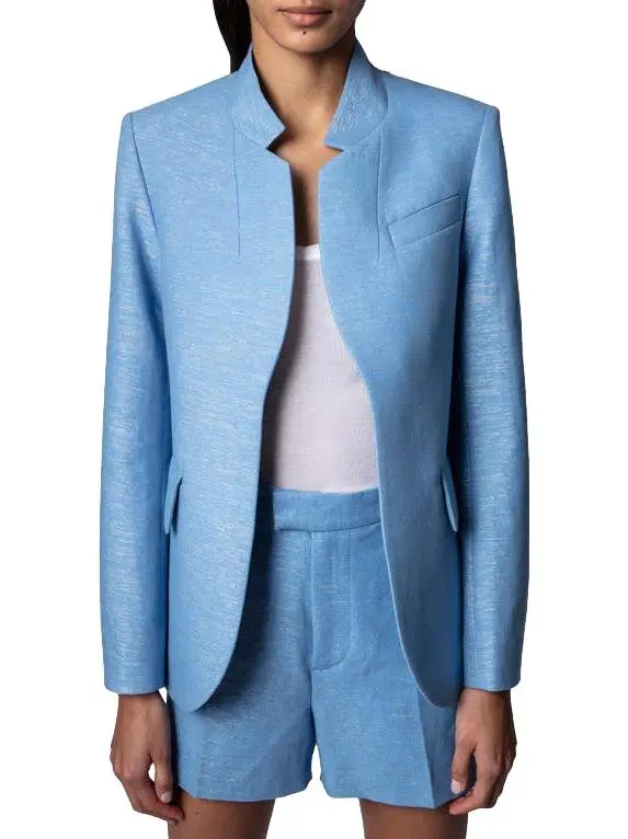 Zadig&Voltaire Very Lin Sparkle Blazer - Azur