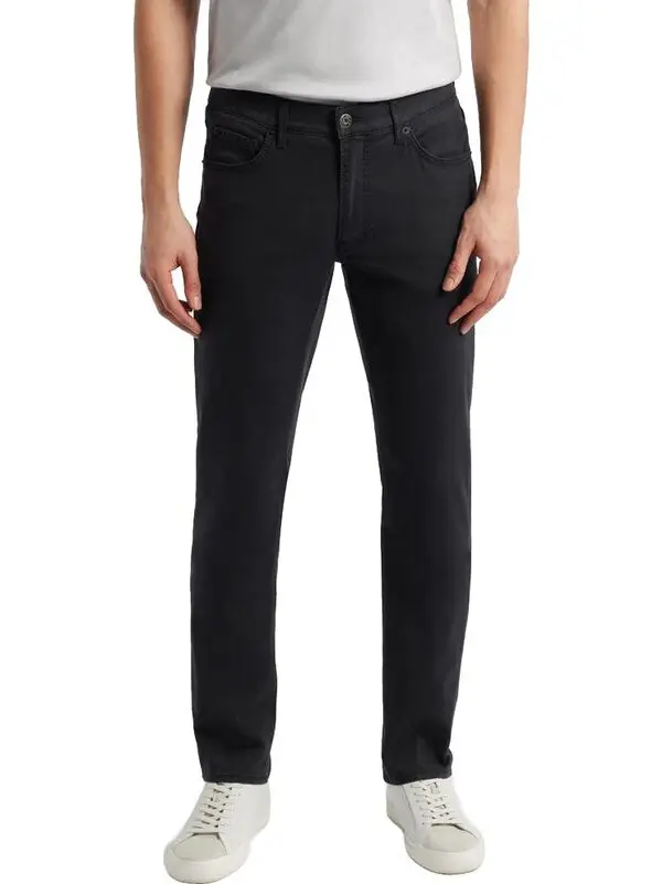 BRAX Chuck Slim Fit Five-pocket Pants - Black