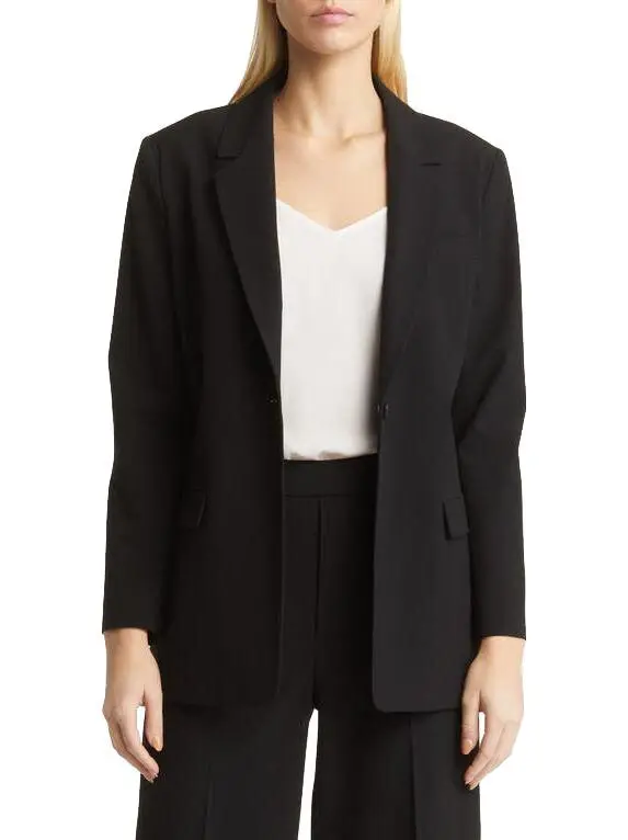 Nordstrom Boyfriend Blazer - Black
