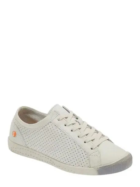 Fly London Ica Leather Sneaker - White Smooth Leather