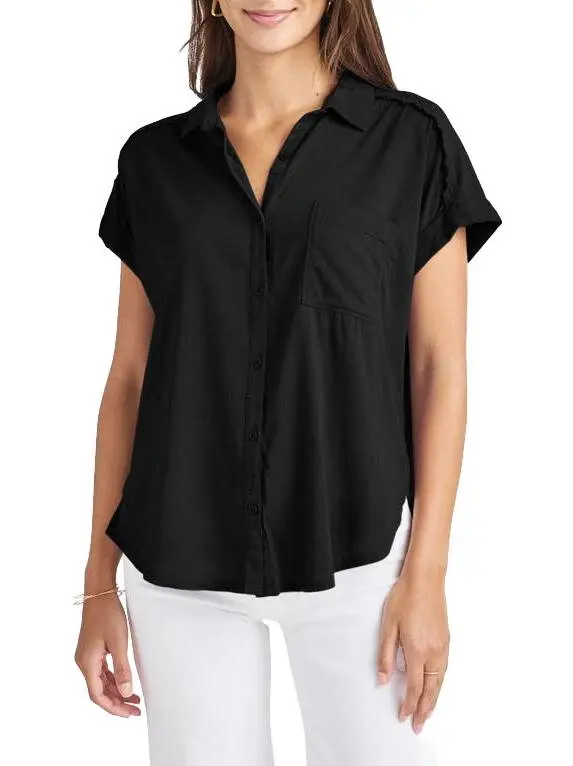 Splendid Paige Button-up Shirt - Black