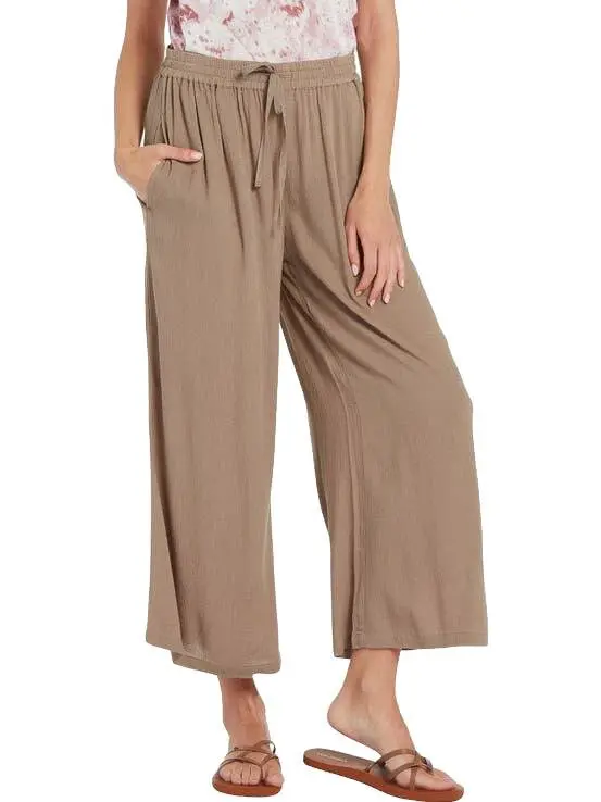 Volcom Morning Wide Leg Pants - Stone