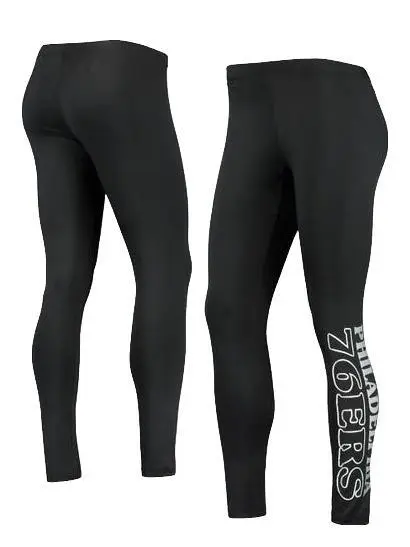 G-III SPORTS BY CARL BANKS Philadelphia 76ers Stadium Leggings - Black