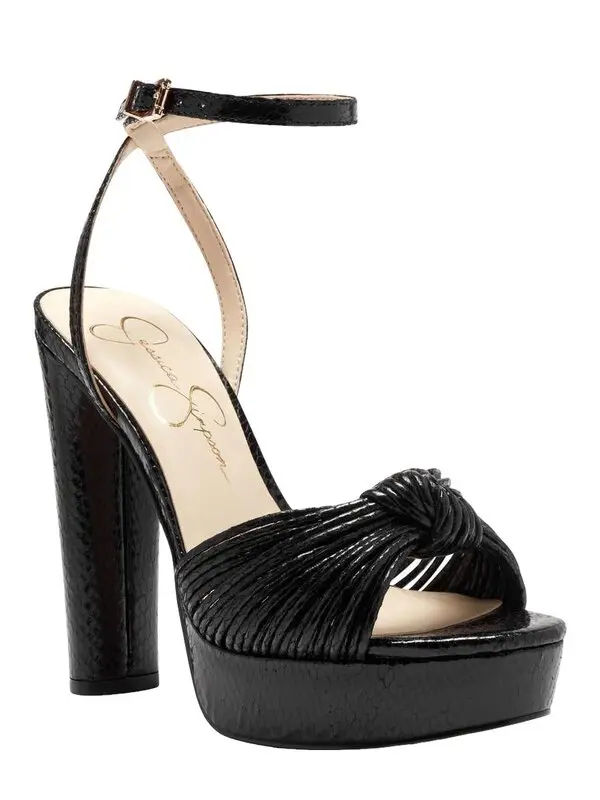 Jessica Simpson Immie Platform Sandal - Black 01