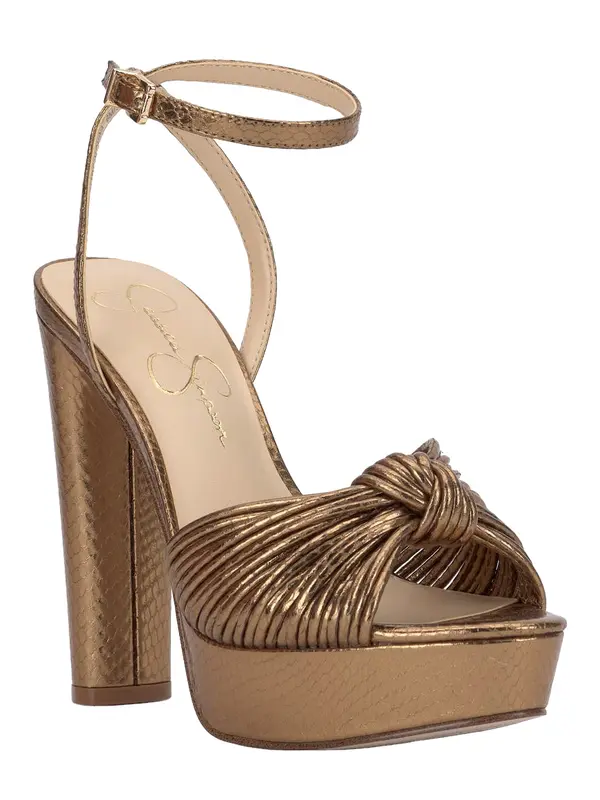 Jessica Simpson Immie Platform Sandal - Bronze