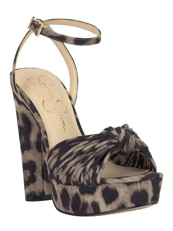 Jessica Simpson Immie Platform Sandal - Dkbrown 22