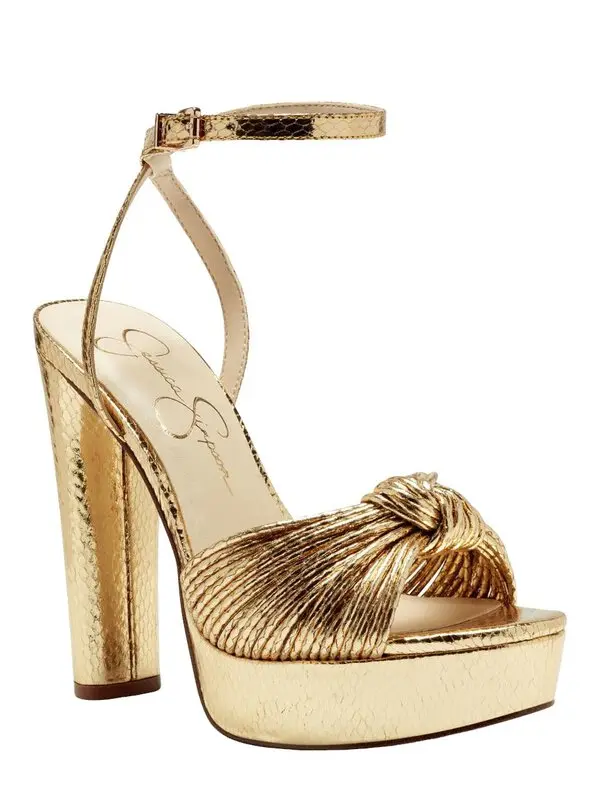 Jessica Simpson Immie Platform Sandal - Gold