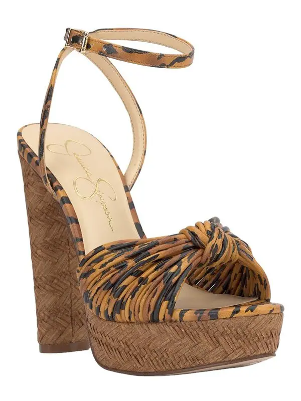 Jessica Simpson Immie Platform Sandal - Natural Beige