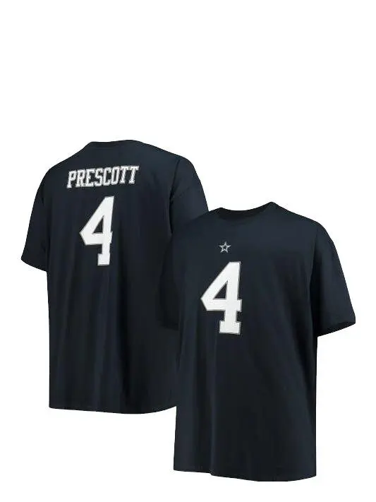 NFL Dak Prescott Dallas Cowboys Big & Tall Player Name & Number T-shirt - Navy