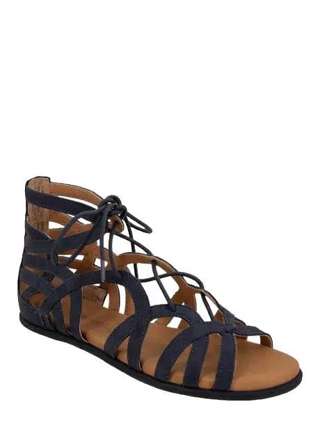 Gentle Souls Cage Lace-up Sandal - Navy