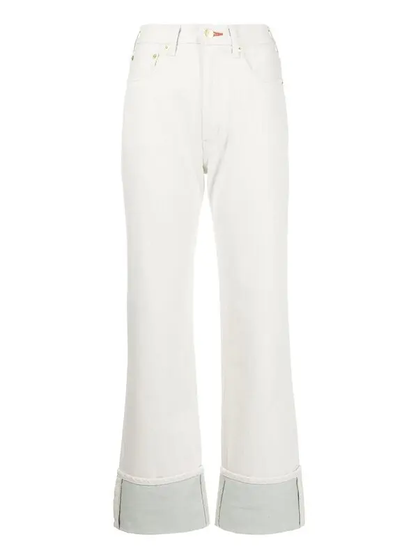 TU ES MON TRESOR Carnelian Straight-leg Jeans - Grey