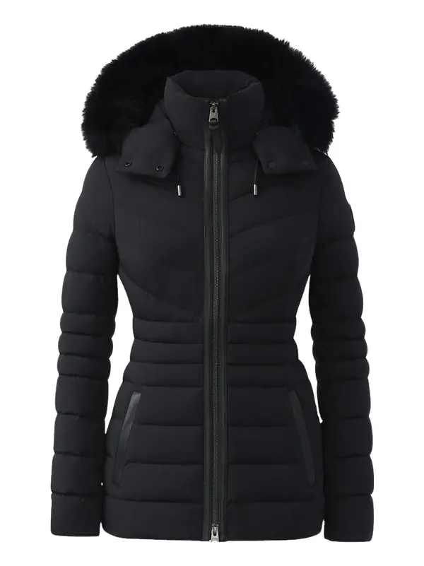 Mackage Patsy-bx Down Jacket With Fur Trim - Black