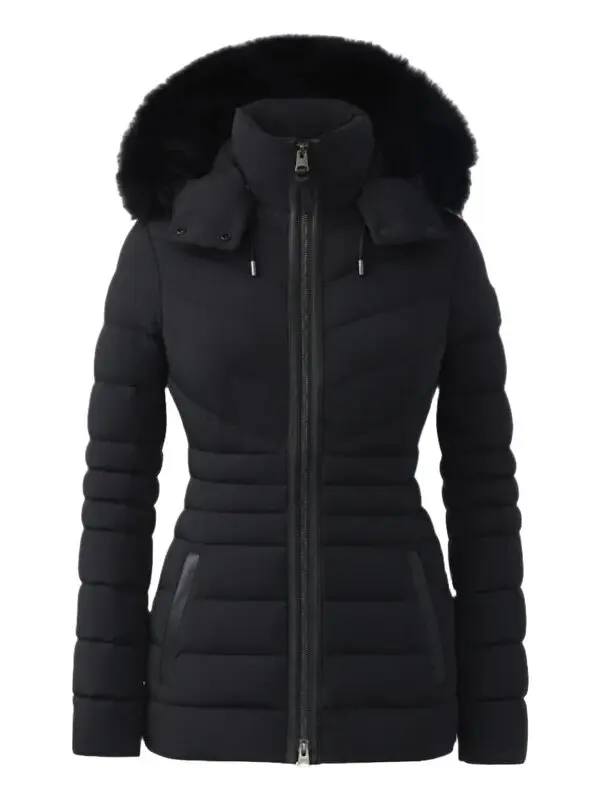 Mackage Patsy-bx Down Jacket With Fur Trim - Black