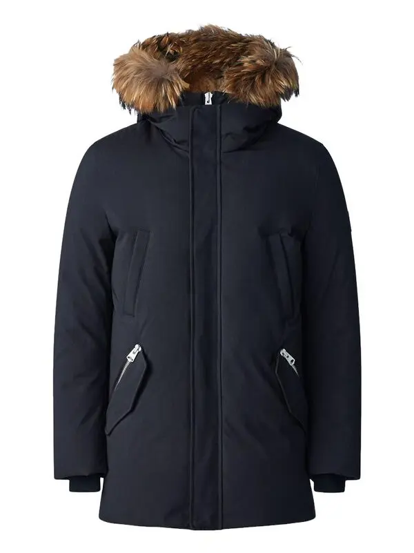 Mackage Edward-f 2-in-1 Down Parka With Fur - Black