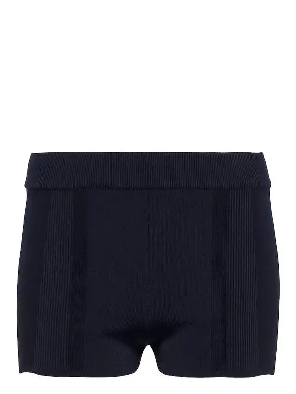 Jacquemus Le Short Basgia Knit Shorts - Blue