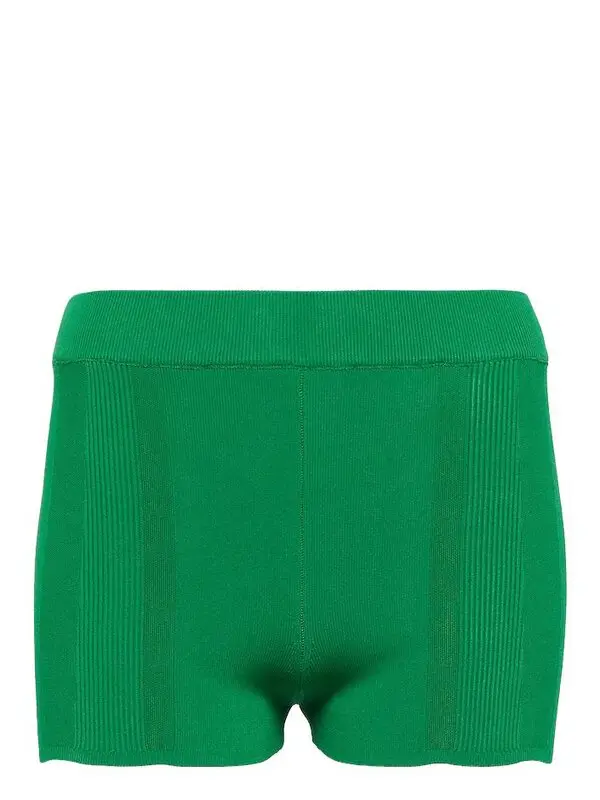 Jacquemus Le Short Basgia Knit Shorts - Green