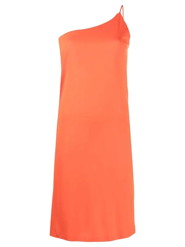 Dsquared2 Off-shoulder Knee-length Dress - Orange