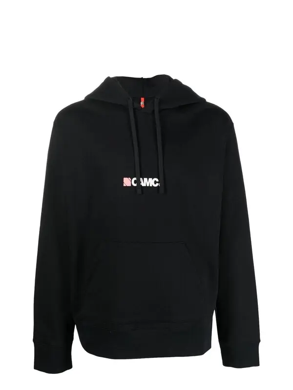 OAMC Logo-print Hoodie - Black