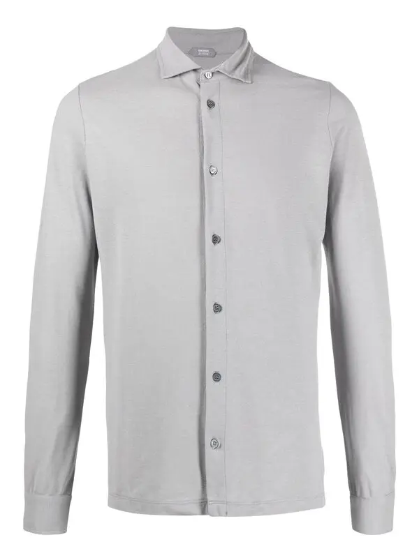 ZANONE Classic Button-up Shirt - Grey