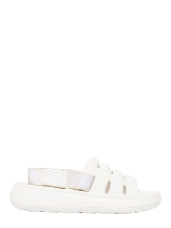 UGG Sport Yeah Slingback Slides - White