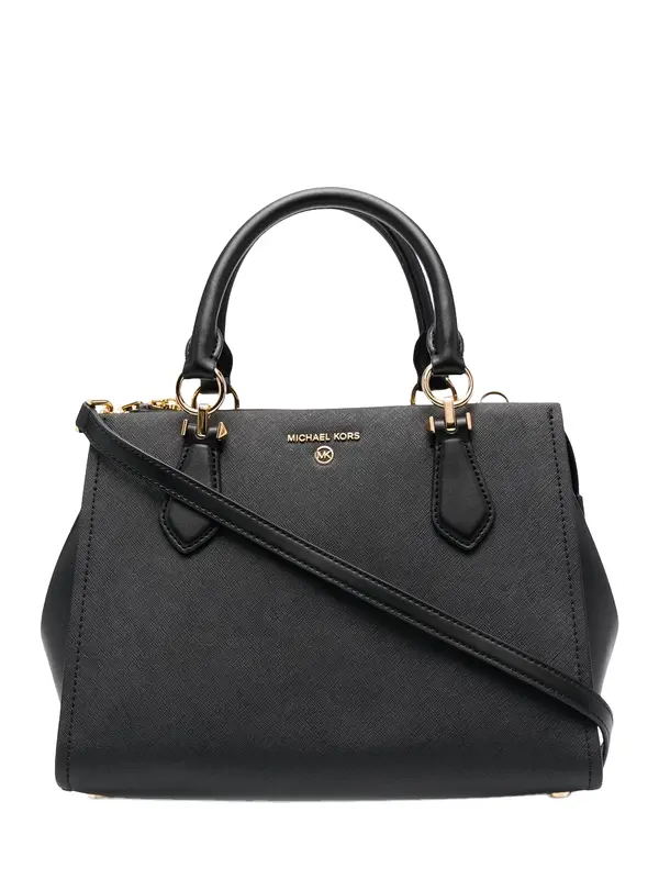 Michael Kors Sienna Pebbled-leather Tote - Black