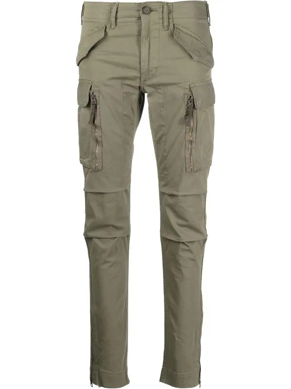 Ralph Lauren Skinny-cut Cargo Trousers - Green