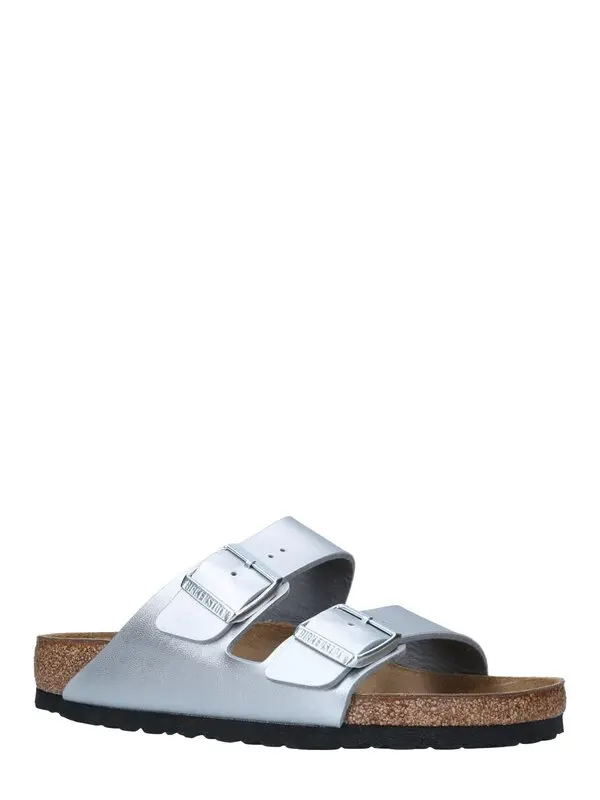 BIRKENSTOCK Arizona Birko-flor Sandals - Silver